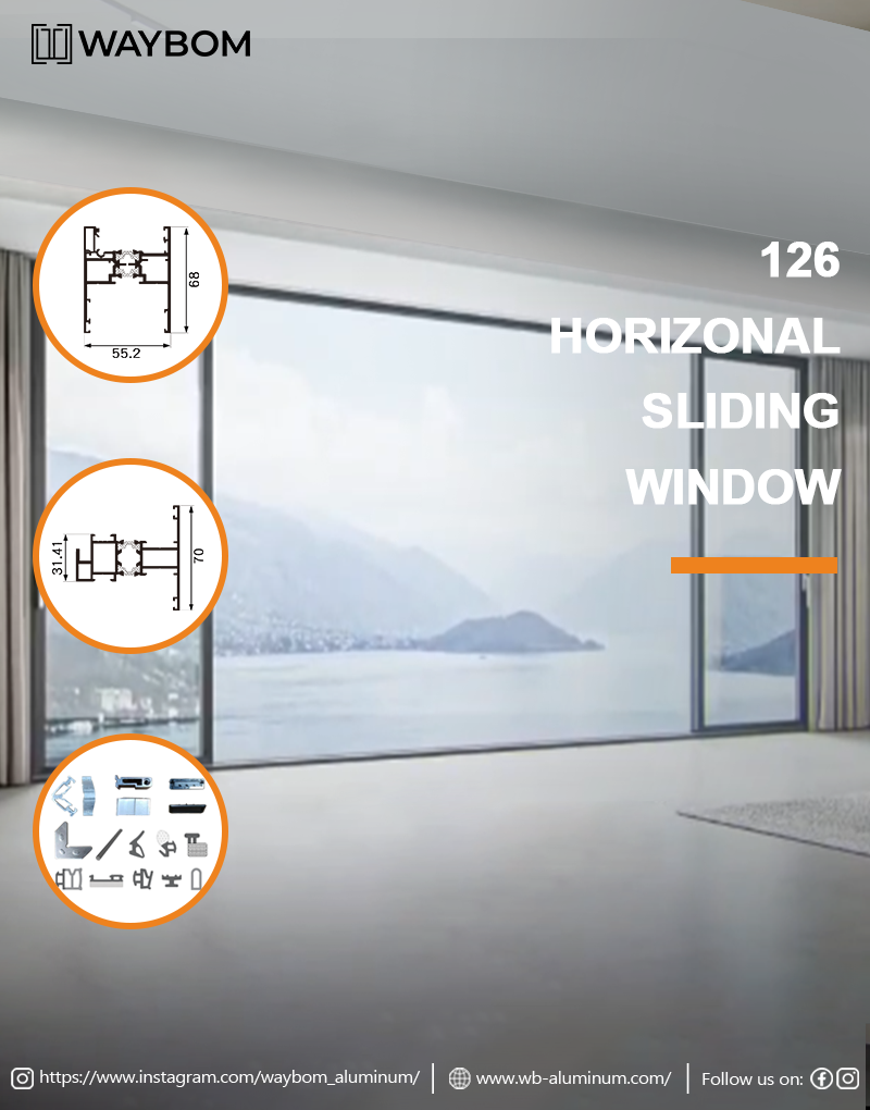 Discover the 126 Horizonal Lift Sliding Window for Modern Architecture